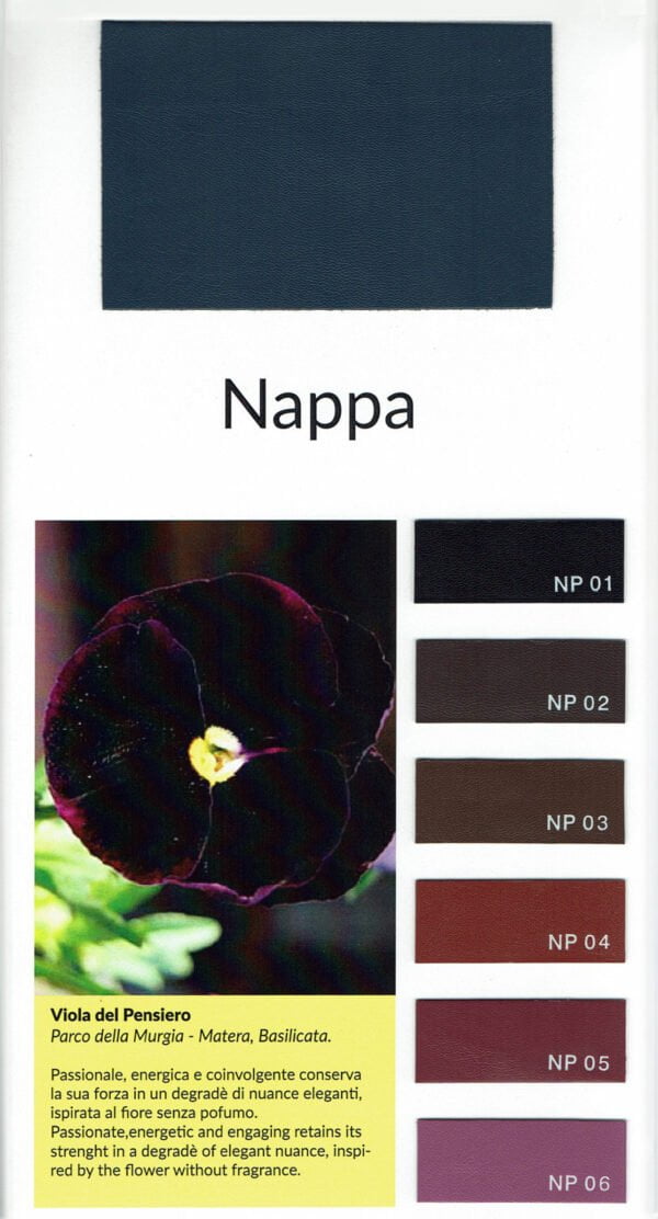 Nappa for gloves: color chart ss 2018 - Nuova Partenopea Pelli Conceria